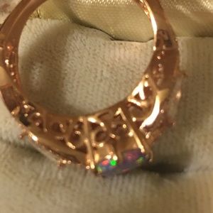 Jewelry | Peermont Ring Novelty With Fire Opal Stone | Poshmark